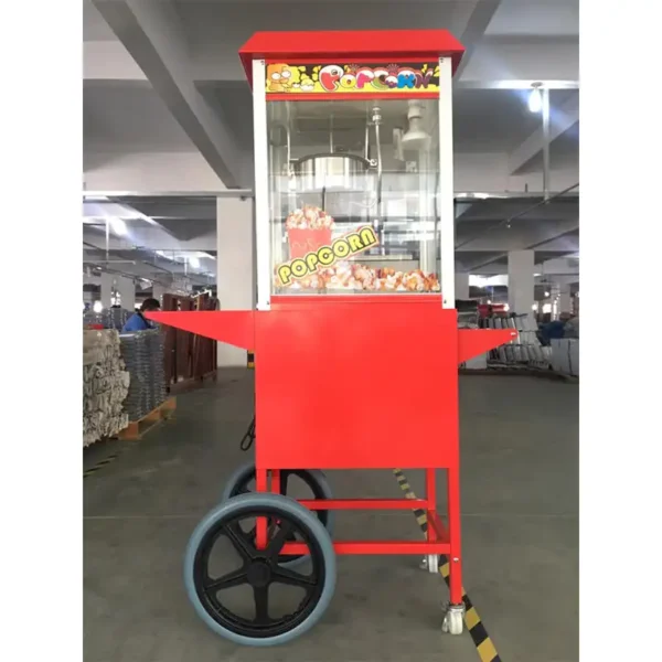 Popcorn Machine with cart Trolley - Livoken Bakery Equipment